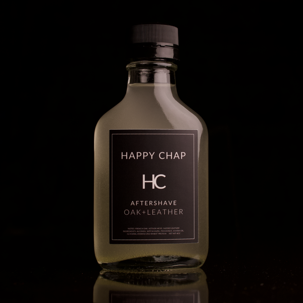 OAK+LEATHER AFTERSHAVE SPLASH – HAPPY CHAP